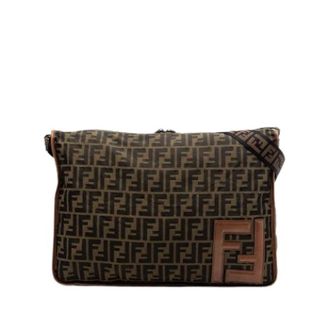 Fendi Pre-owned Canvas Umh&auml;ngetasche - - Pre-owned - Damen - Braun - ONE SIZE