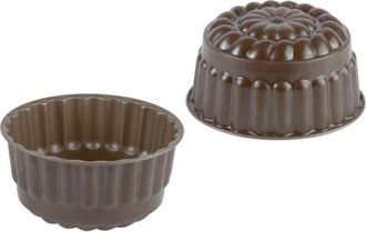 Göbel Moule à Diplomate Embouti - Ø18 cm - 18 x 18 x 9,5 cm - Acier - Revêtement Antiadhérent Bicouche Garanti sans PFAS - Qualité Professionnelle - Fabriqu