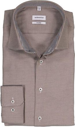 Seidensticker Seidensticker Herren Hemden braun Baumwolle