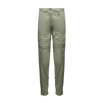 Aeronautica Hosen - - Trousers - Damen - Gr&uuml;n - XL