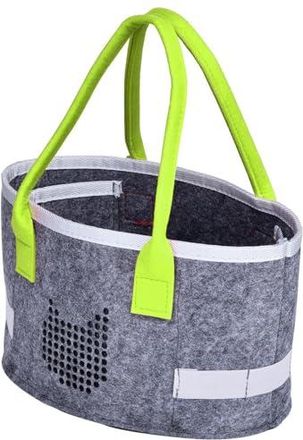 Generico Sae-All Sac &agrave; provisions en feutre pour femme | Sae-All Oval Field, lecteur audio portable, jouets de voyage pliables pour enfants avec, vert, Consult