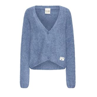 Ichi Ihblarisa CA Strik - - Knitwear - Damen - Blau - 2XL