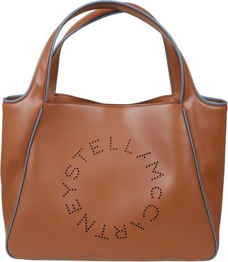 Stella McCartney Femme, Sacs, Brun, Taille: ONE Size Logo Tote Bag