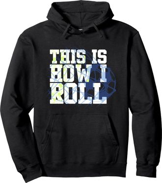 Trendy Apparel This is How I Roll Soccer Inspirational Quote Pullover Hoodie