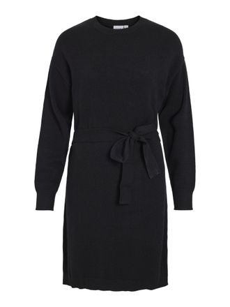 Vila VIRIL O-Neck L/S Belt Knit Dress - NOOS