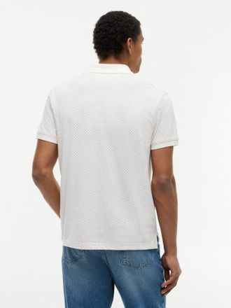 Tommy Hilfiger Poloshirt MICROPRINT PIQUE mit geometrischem Muster, regular fit
