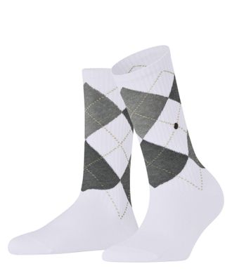 Burlington Damen Socken Rib Courtside W So Baumwolle gemustert 1 Paar, Wei&szlig; White 2000, 36-41