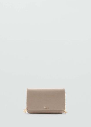 Mango Petit sac bandouli&egrave;re blanc cass&eacute; - Femme - Taille unique - MANGO