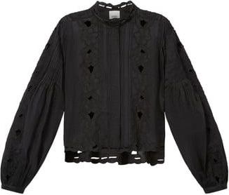 Isabel Marant Blouse Ruba manches longues brod&eacute;e