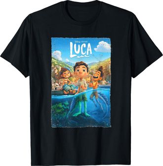 Pixar Disney and Pixars Luca Movie Poster T-Shirt