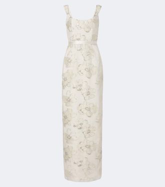 Markarian Bridal Robe Robin aus Jacquard