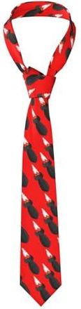 Generic Cravate Fus&eacute;e De Combat Cool Bomb Rouge Tendance Tie Fine Cravates Homme Pour Travail &Eacute;v&eacute;nements Remise De Dipl&ocirc;me
