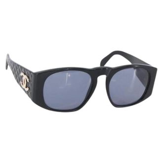 Chanel Pre-owned Sonnenbrille aus Kunststoff - - Pre-owned - Damen - Schwarzk - ONE SIZE