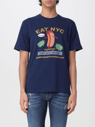 Emporio Armani T-Shirt EMPORIO ARMANI Herren Farbe Blau
