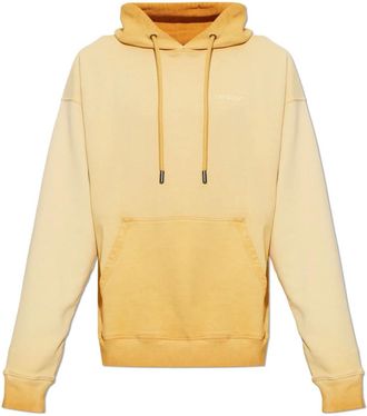 Off-white Homme, Sweatshirts et sweats &agrave; capuche, Orange, Taille: L SweaT-shirt &agrave; capuche