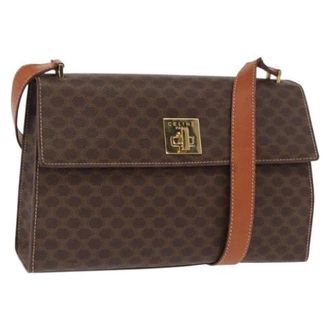Celine Sac bandouli&egrave;re Pre-owned - Femme - Pre-owned - Brun - Taille: ONE Size