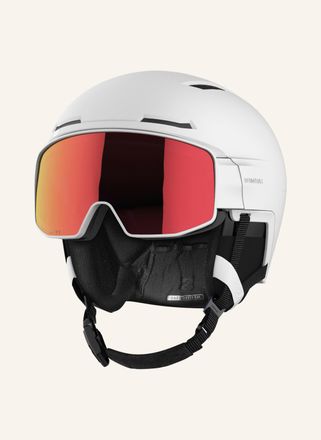 Salomon Skihelm Driver Prime Sigma Photo Mips Mit Visier weiss