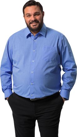 Men Plus Herren Große Größen Übergrößen Menswear L-8XL Businesshemd, Kent, CF, Easy Care, 1-1