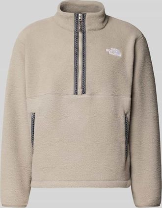 The North Face Fleecepullover mit Stehkragen und Rei&szlig;verschluss