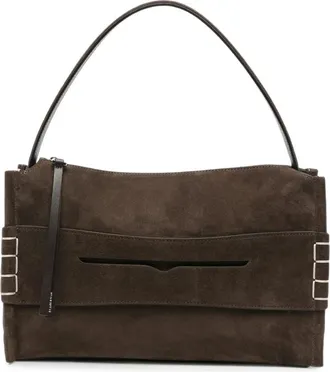 J.W.Anderson Whipstitch-detail Suede Tote Bag