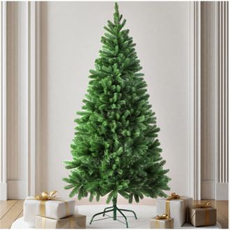 TecTake Christbaum realistischer und naturgetreuer Weihnachtsbaum k&uuml;nstlich, Tannenbaum, Deko, Christmas Tree - Kunstbaum mit St&auml;nder - 180 cm, 742 Spitzen un