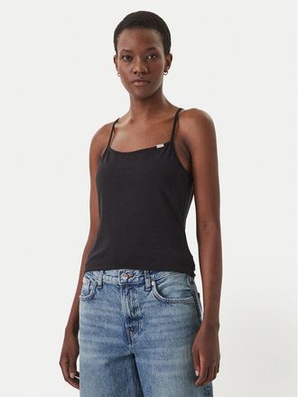 Calvin Klein Jeans Top LV047F259G Schwarz Slim Fit