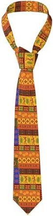 Generic Cravate Homme Ornements Ethniques Africains - Design Abstrait Formelle Tie Fine Cravate DAffaires Pour Affaires Mariage Travail