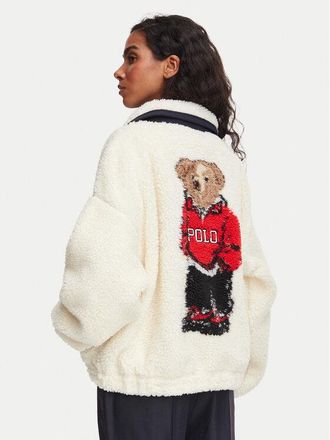 Polo Ralph Lauren Fleecejacke 211B17802001 Creme Regular Fit