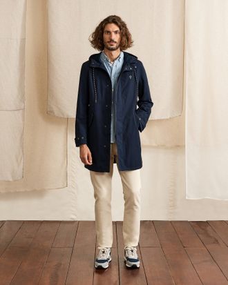 Faguo Veste coupe vent bleu marine