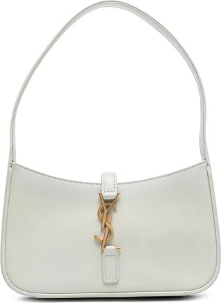 Saint Laurent Hobo Bags - Mini Smooth Calfskin Le 5 a 7 Hobo - Gr. unisize - in Weiß - für Damen