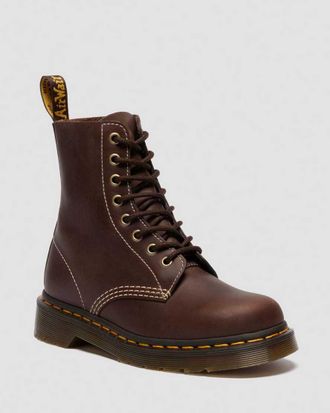 Dr. Martens 1460 Wyoming Leder Schn&uuml;rstiefel in Braun, Gr&ouml;&szlig;e: 36