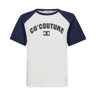 Co'Couture Femme, Tops, Blanc, Taille: 36 FR Edge Block Tee 33169
