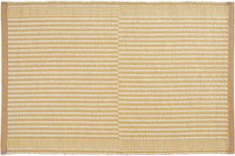 HAY Tapis Teppich - Orange Radiance Edition, Hochwertiger Jute & Baumwollteppich mit Rutschfester Unterseite, entworfen von Julie Richoz, 95 x 60 cm, 5417