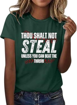 Generic T-Shirt &Agrave; Manches Courte pour Femme Imprim&eacute; Col Rond Summer Respirant T-Shirt avec 3D Imprim&eacute; Casual Grande Taille Ample V&ecirc;tements D&eacute;t&eacute; pour Femme Cot