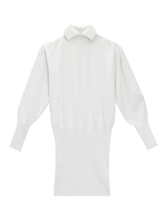 Genny Robe Au Genou - Blanc