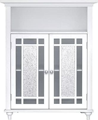 Teamson Home Badezimmer Windsor Doppeltür Bodenschrank Weiß ELG-529