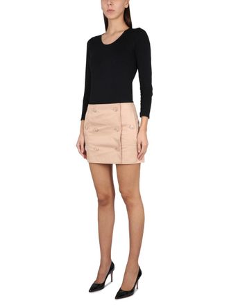 Burberry Mini Trench Skirt - Beige