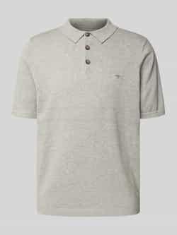 Fynch-Hatton Regular Fit Poloshirt in Strick-Optik