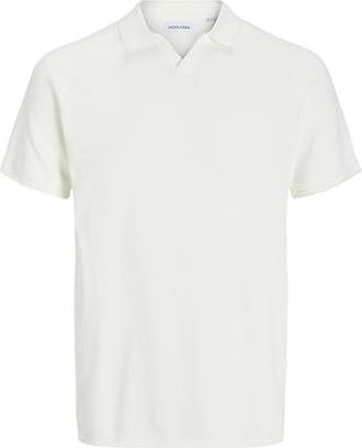 Jack & Jones Jjhill Knit Split Neck, Cloud Dancer, XL Homme