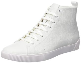 HUGO BOSS Herren Zero_hito_GRPH High Top Sneaker, White100, 42 EU