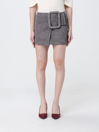 Ami Mini-jupe en daim avec boucle