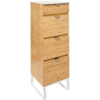 5five Simply Smart Nachttisch mit 3 schubladen levia bambus - 5five