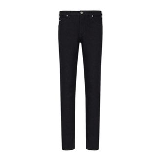 Armani Regular-Fit-Jeans aus Komfort-Twill-Denim - - Jeans - Herren - Blau - W30