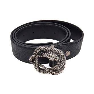 Just Cavalli Homme, Accessoires, Noir, Taille: 105 CM Cintura Serpenti