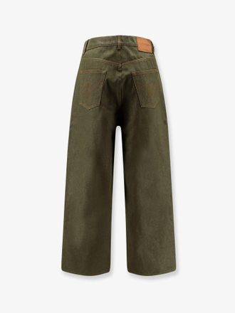 Walk In Paris Mens Trousers The Gardeners Green Denim Cotton