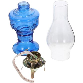 BESPORTBLE TOKIDNY Retro Kerosinlampe Glas &Ouml;llampe Vintage &Ouml;llaterne Dekorative Petroleumlampe f&uuml;r Innen und Au&szlig;en Wohnraumdeko Tischlampe Atmosph&auml;re Beleuchtung