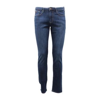 Armani Slim Fit Denim Hose mit 5 Taschen - - Jeans - Herren - Blau - W42