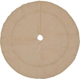 Generic Jupe de sapin de Noël rustique en lin double couche en polyester, lavable en machine, décoration de vacances pour la maison, atmosphère festive saison