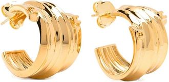 Elisabetta Franchi Femme, Accessoires, Jaune, Taille: ONE Size Boucles doreilles avec micro d&eacute;tails logo