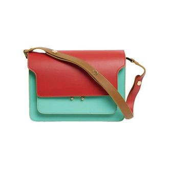 Marni Mint-Rote Schultertasche - - Bags - Damen - Mehrfarbig - ONE SIZE